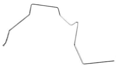 1964-1967 Ford Mustang Long Gas Lines, Pump To Tank, Stainless Steel